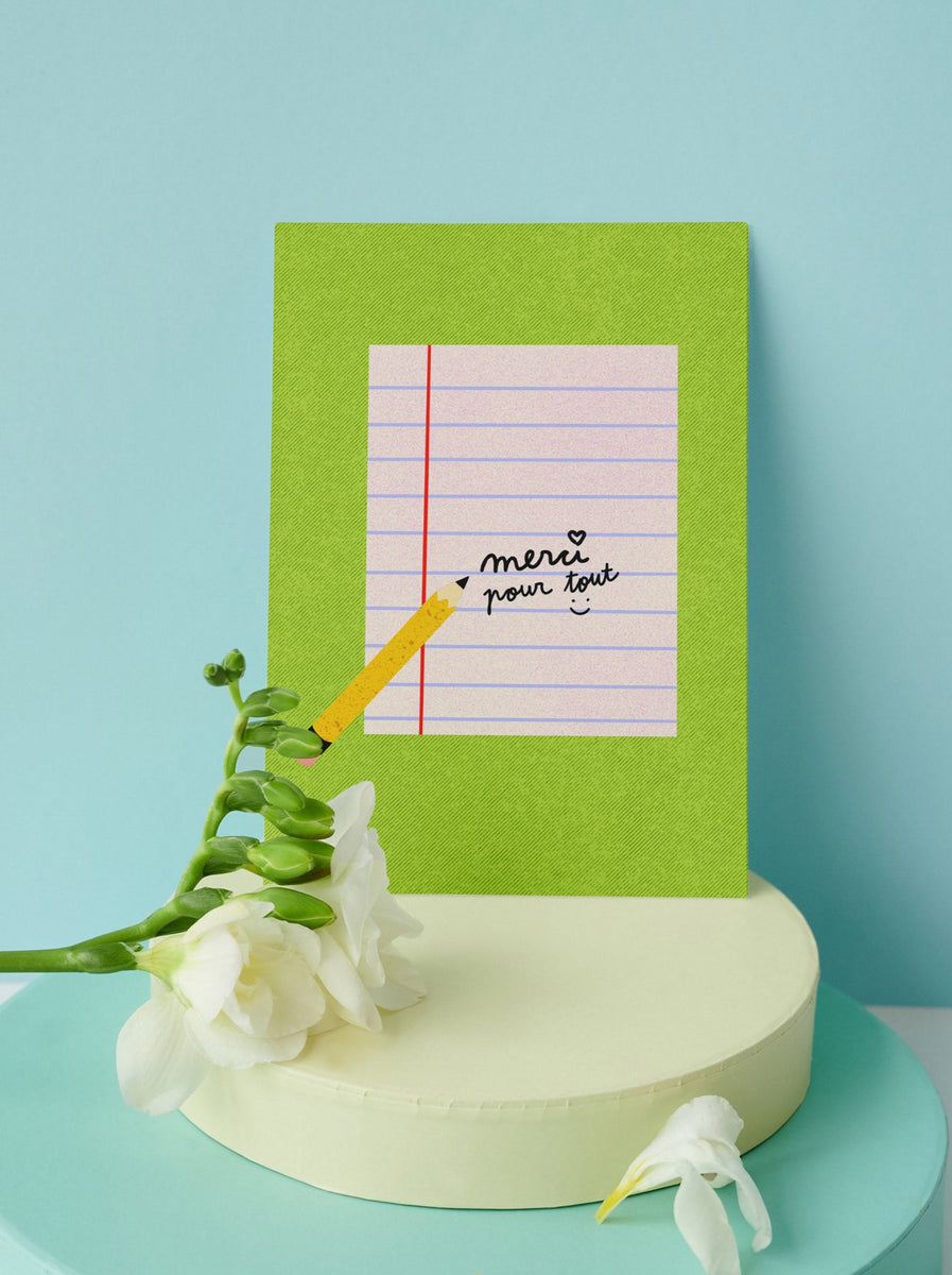 Carte Merci pour tout – Projet Spécial